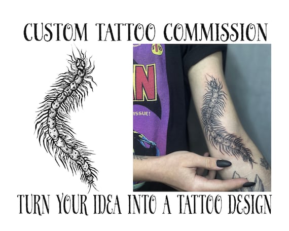 Etsy Custom Tattoos Custom Tattoo Etsy