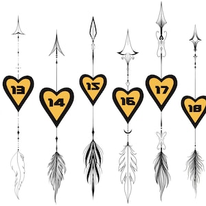 Custom Tattoo Arrow Name Design / Personalized Tattoo Digital Design ...