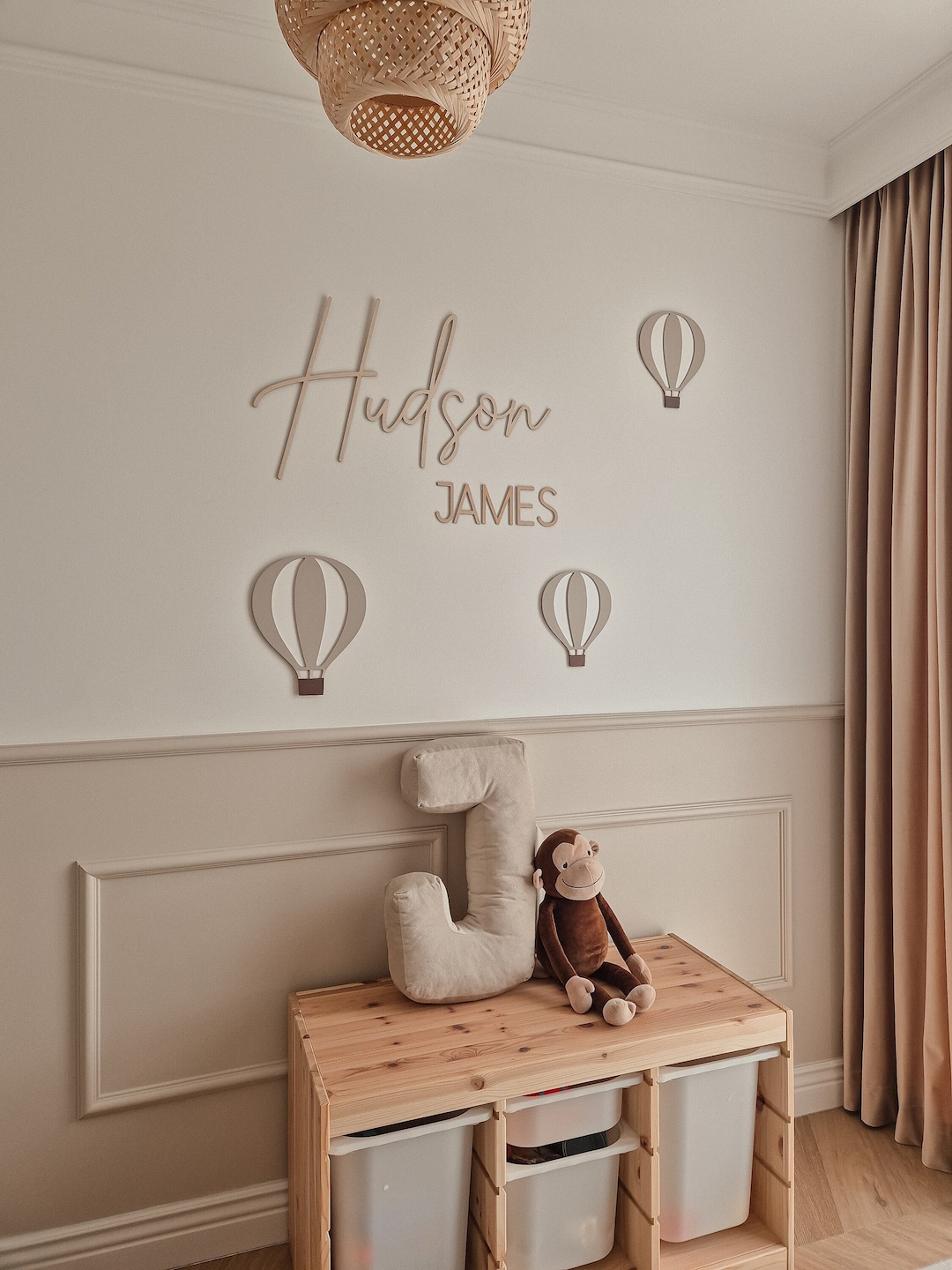 Double Name, Baby Name Sign, First and Middle Name, Wall Decoration ...