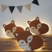 Nightlight for Kids, Led Lamp, CUTE FOX With Light Dimmer, Nursery ...