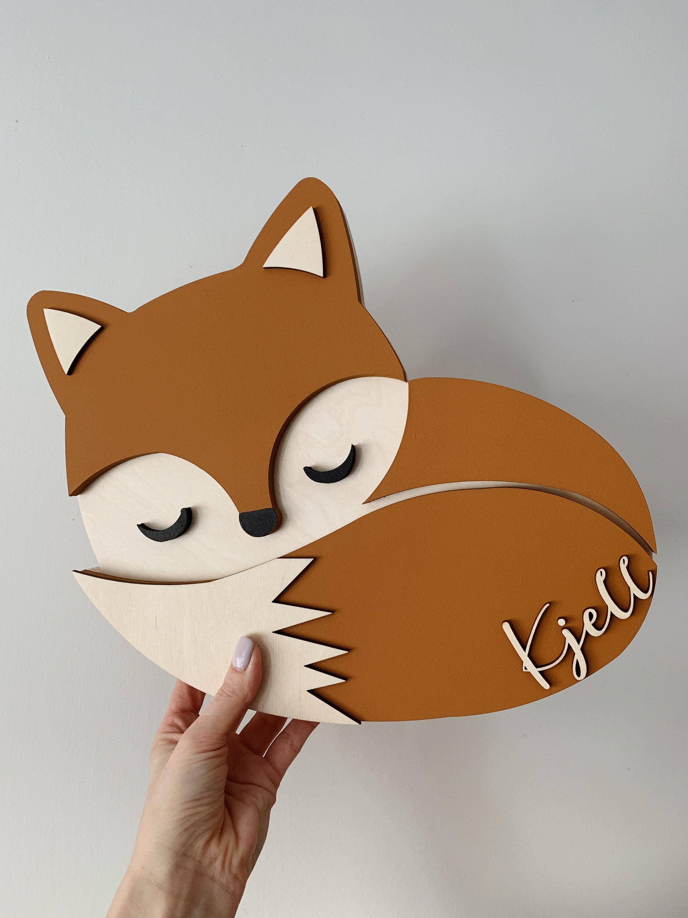 Nightlight for Kids Led Lamp CUTE FOX With Light Dimmer | Etsy