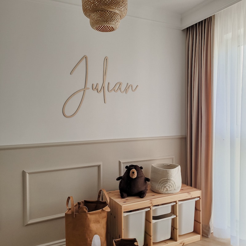 Nursery Name Sign - Etsy