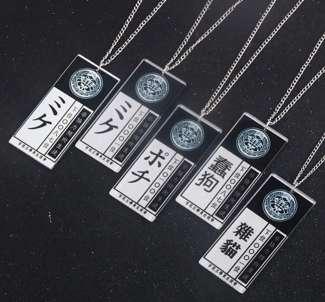 Anime Kakegurui Compulsive Gamer Necklace Jabami Yumeko Card Acrylic ...