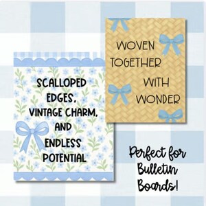 Grandmillennial Goose Bulletin Board Posters | Coastal Grandma ...