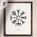 FEHU Wealth Viking Scandinavian Old Norse Futhark Rune Symbol Printable ...