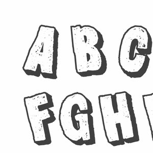 COLORING ALPHABET Poster Set of 2 Nursery Kids Room Interior Decor ...