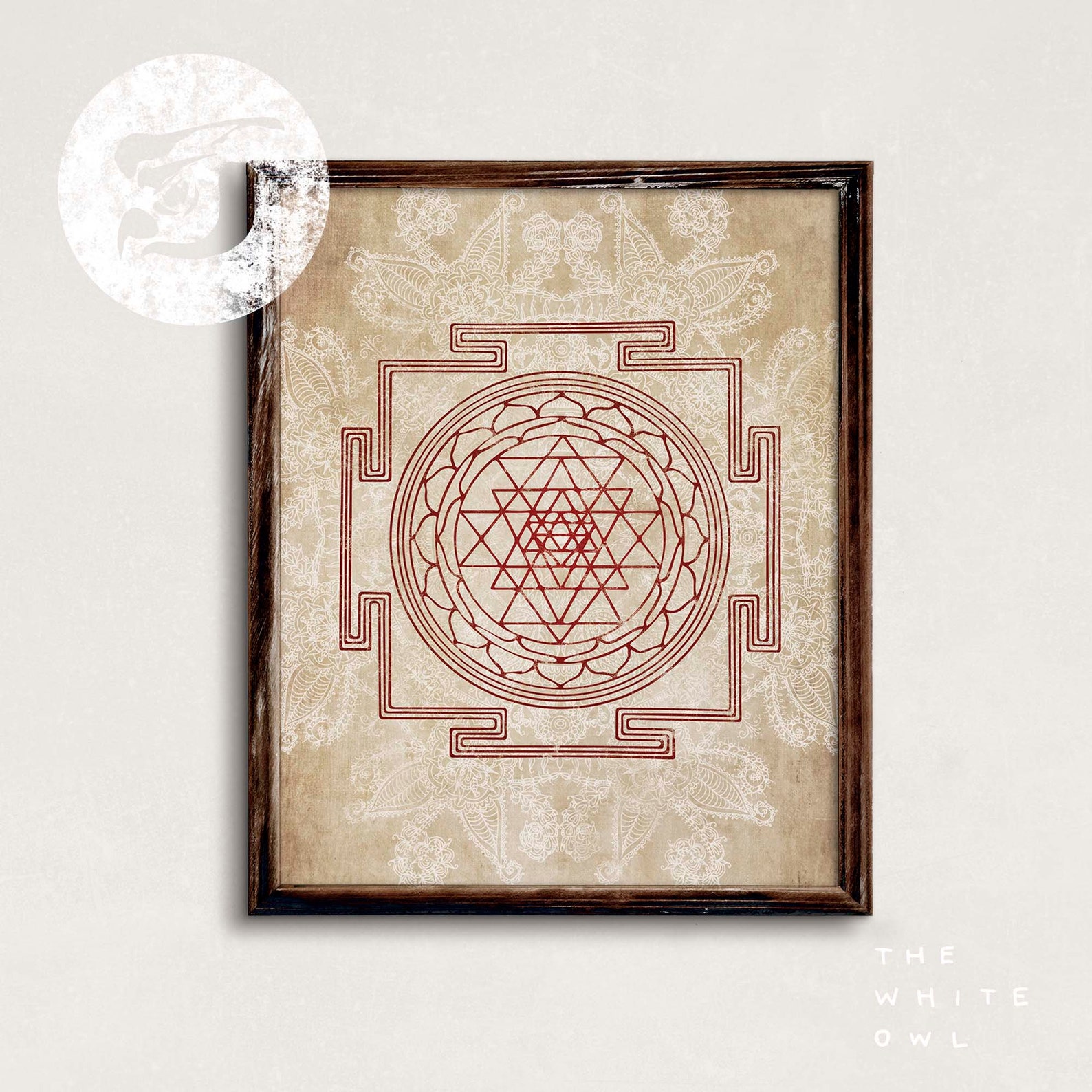 SRI YANTRA Shri Chakra Sacred Geometry Art Meditation Yoga Art Digital ...