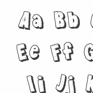 COLORING ALPHABET Poster Set of 2 Nursery Kids Room Interior Decor ...