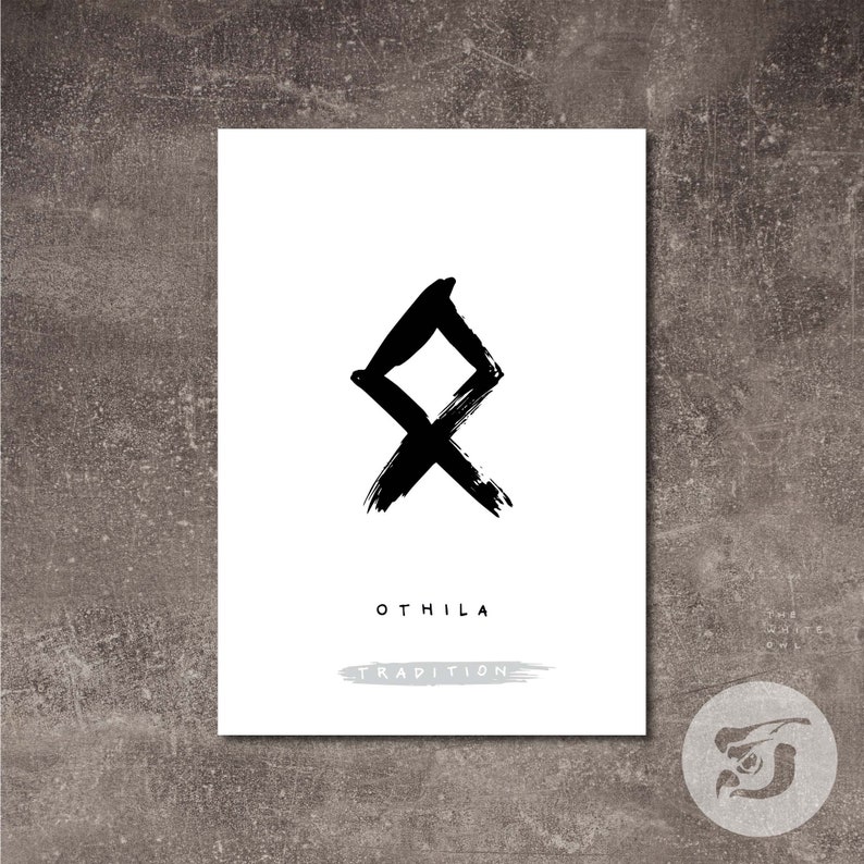 OTHILA Tradition Viking Scandinavian Old Norse Futhark | Etsy