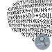 Viking Soul Art Print Mjölnir Hammer of Thor Symbol Black Scandinavian ...