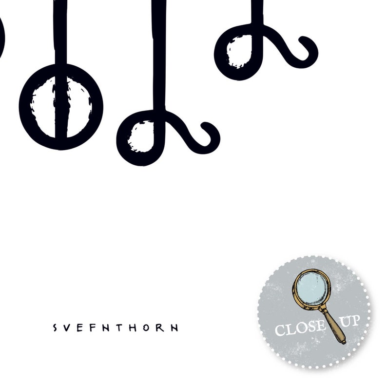 SVEFNTHORN Norse Viking Symbol Printable Viking Wall Art | Etsy