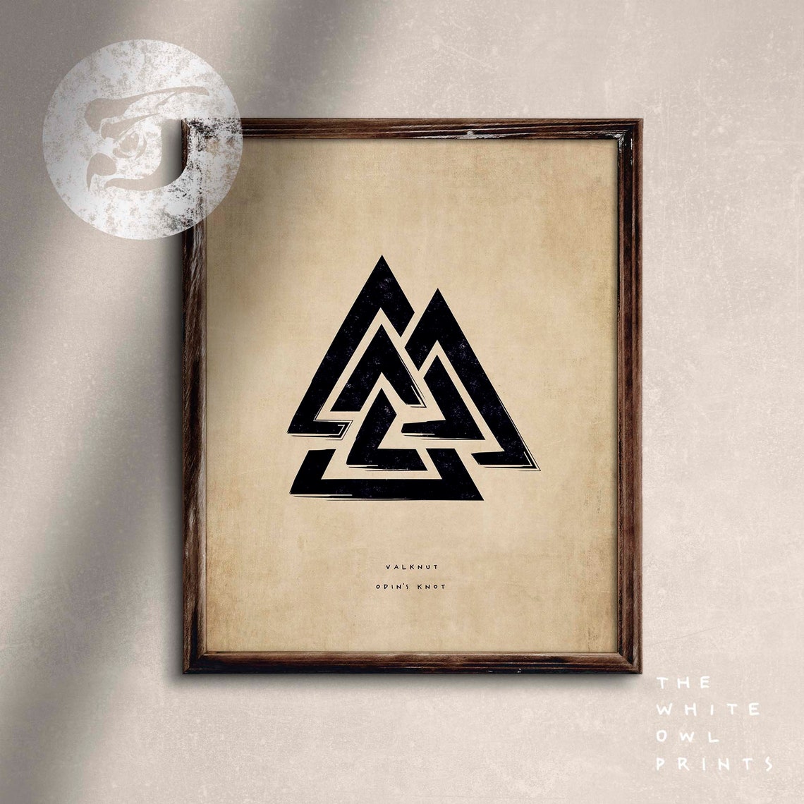 VALKNUT Odins Knot Norse Viking Symbol Printable Viking - Etsy