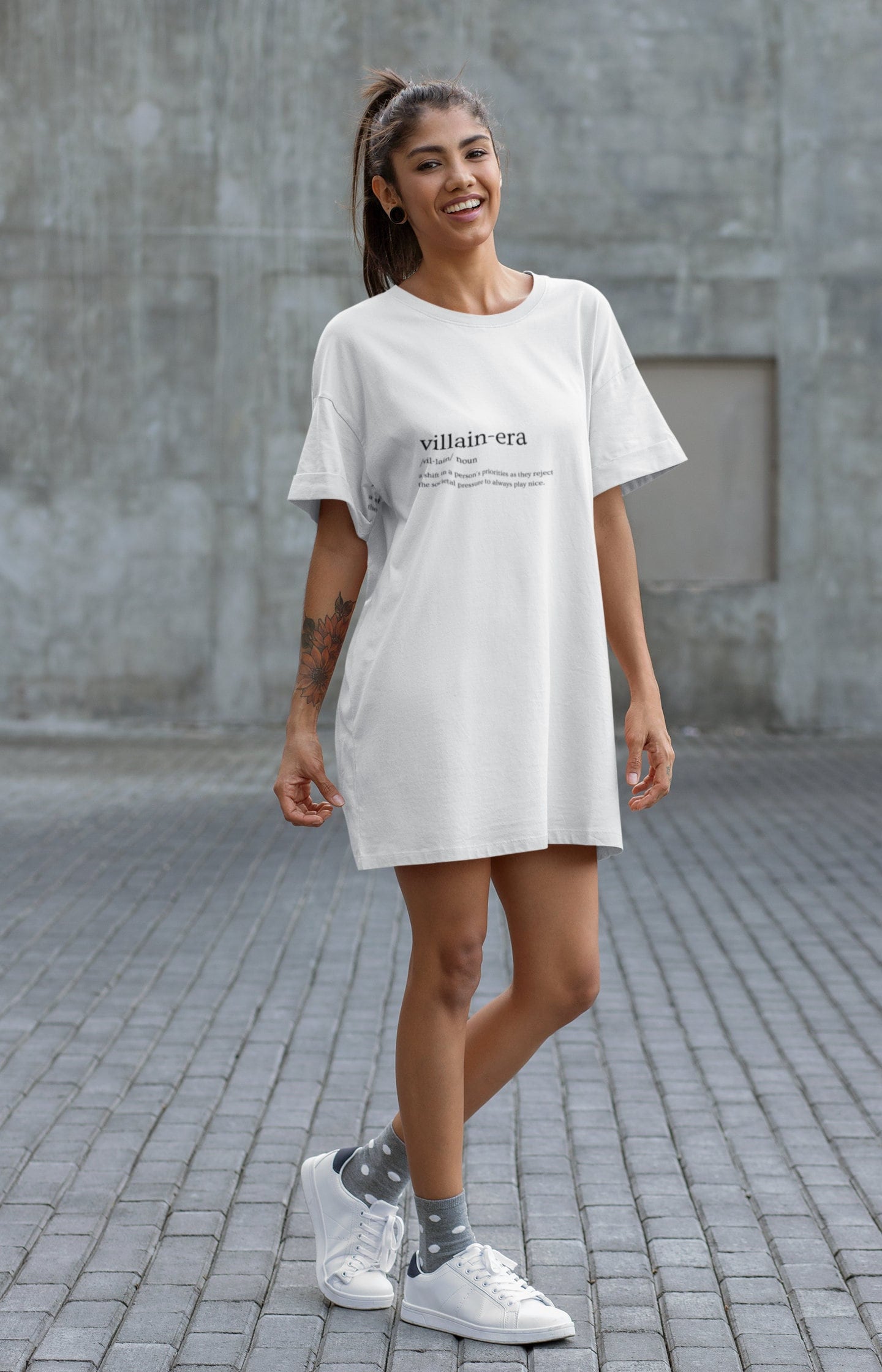 Wear An Oversized T-Shirt As A Dress Style Ideas For Petites | atelier ...