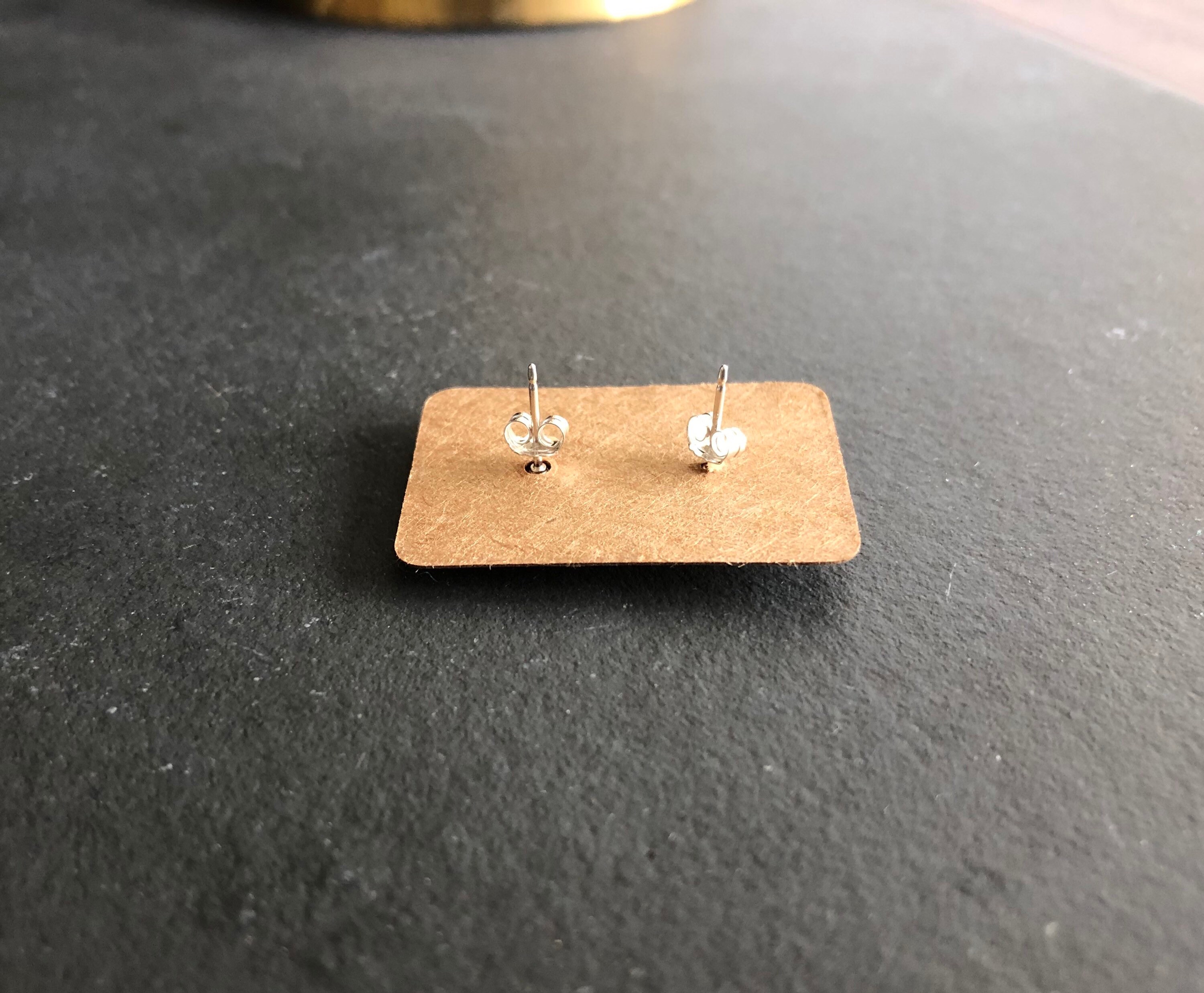 Mini Tiny Black Milky Way Polymer Clay Dot Sterling Silver Rainbow ...