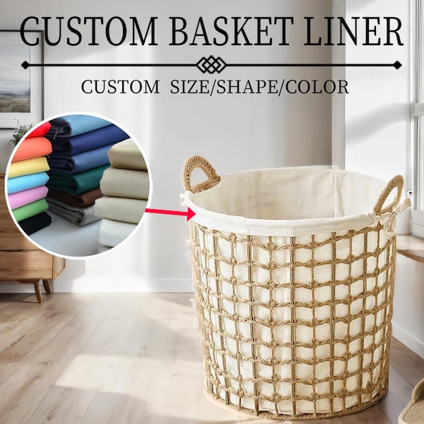 Laundry Basket Liner - Etsy