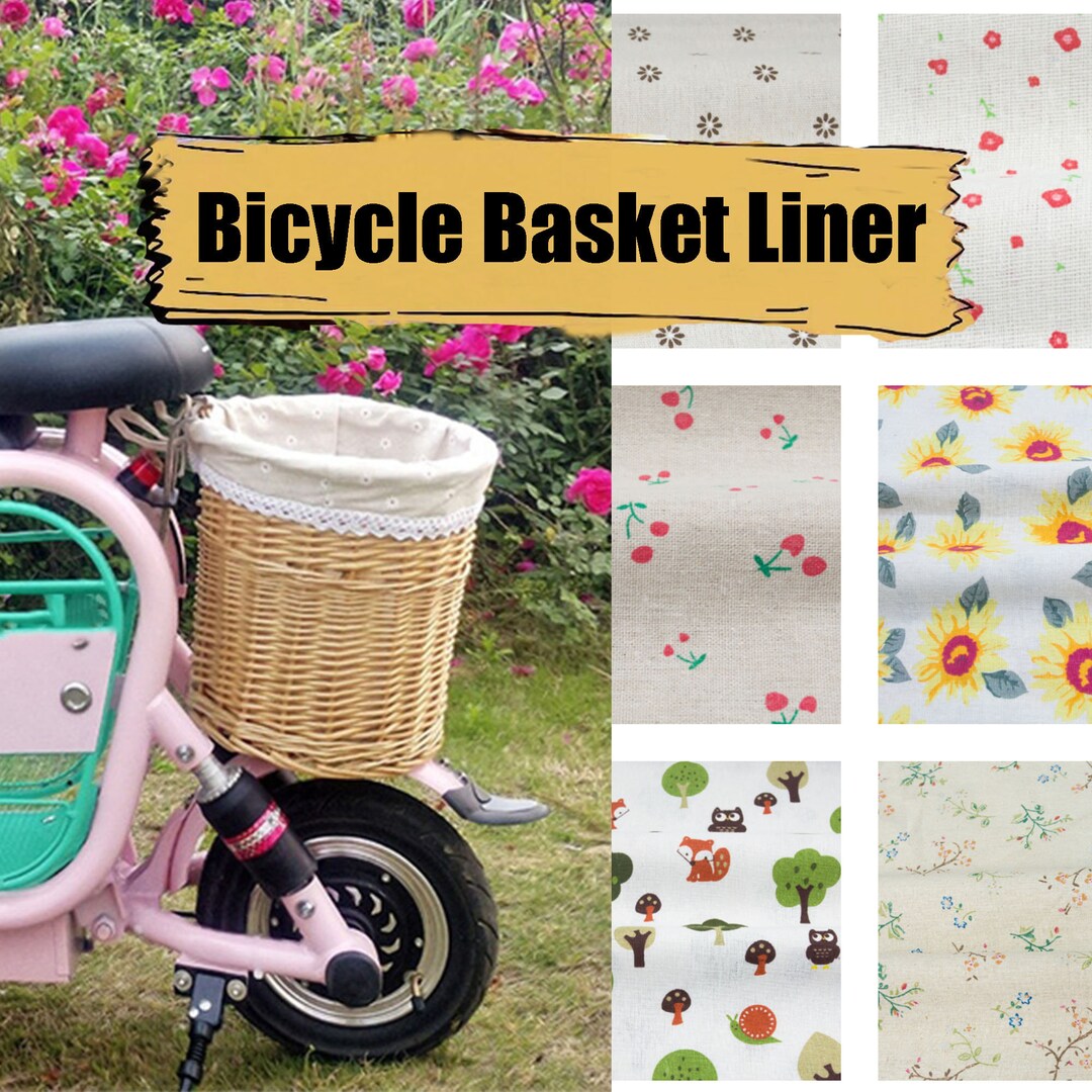 Custom Size Printed Liners for Bicycle and Electric Bike Basket,high ...