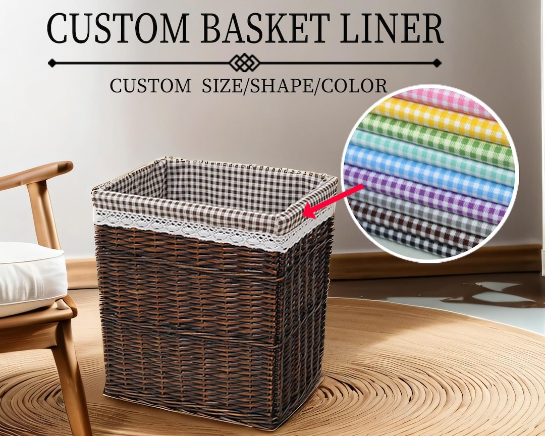Custom Size and Color Fabric Liner for Laundry Basket,high Quality ...