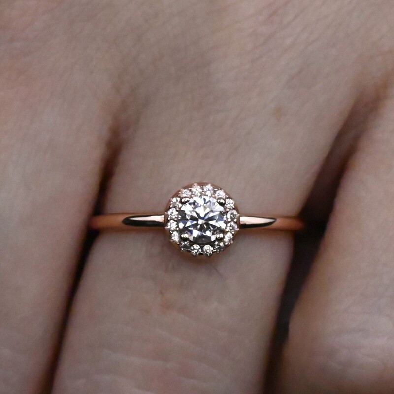 Rose Gold Ring - Etsy