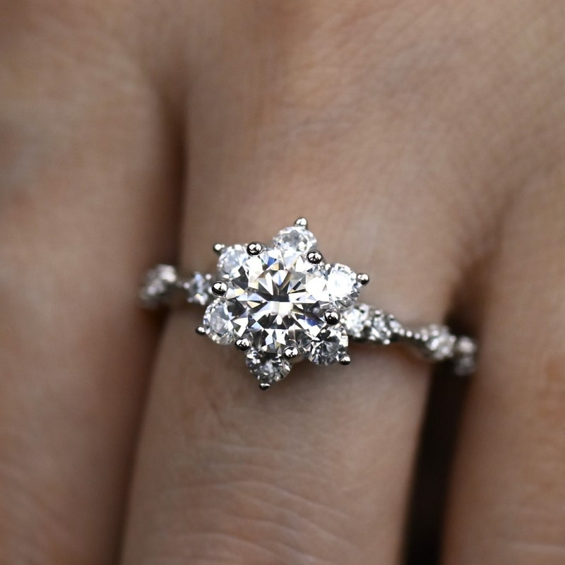 Engagement Ring Flower - Etsy