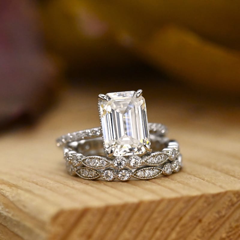 Engagement Ring Set - Etsy