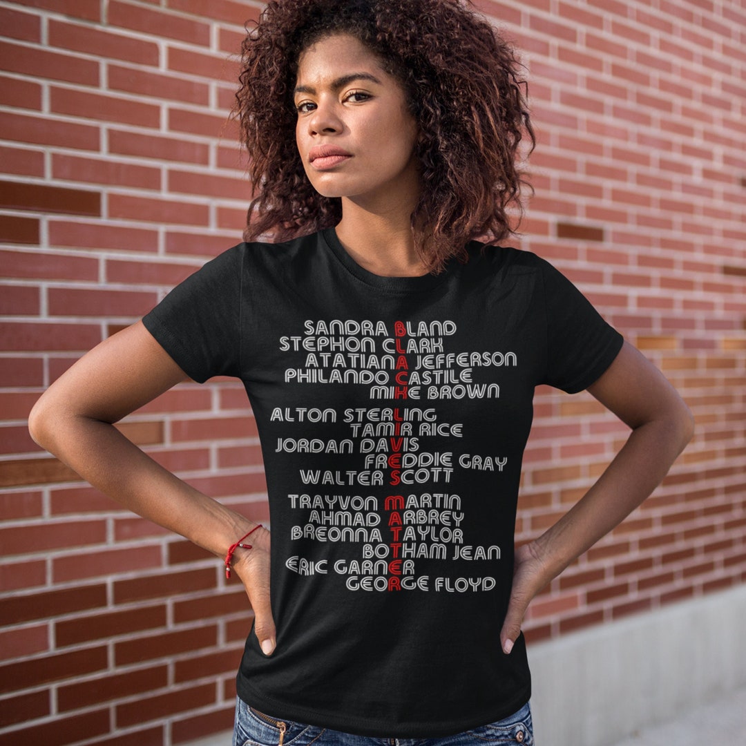 Black Owned Shop. "say THEIR NAMES Black Lives" T-shirt/tank, Printed ...