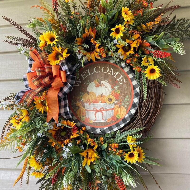Fall Wreath - Etsy