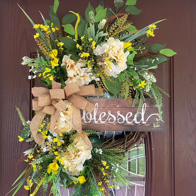 Large Spring Wreath - Etsy