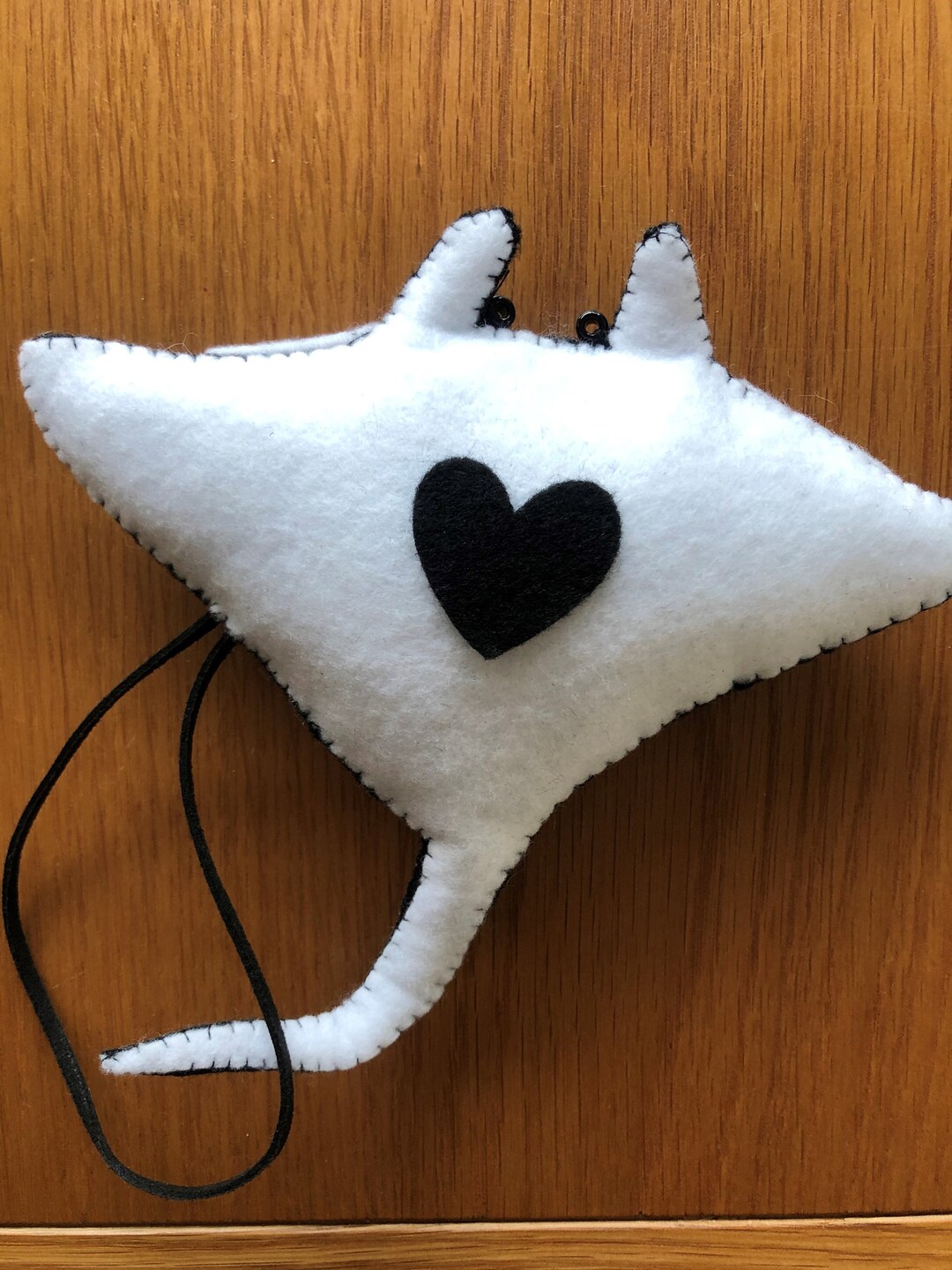 The Love Manta! Hand Sewn Felt Manta Mobula Ray Office Ornament ...