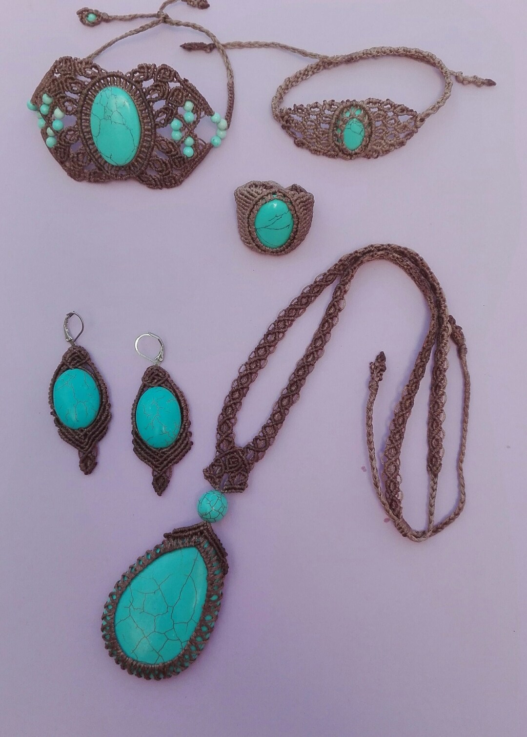 Macramé With Stones - Etsy