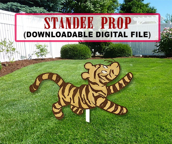 Classic Tigger Character in Pooh Standee Prop / Stand up Prop - Etsy