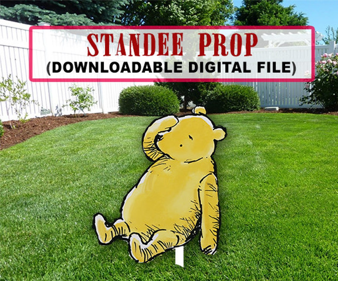 Classic Winnie the Pooh Character Standee Prop / Stand up Prop - Etsy