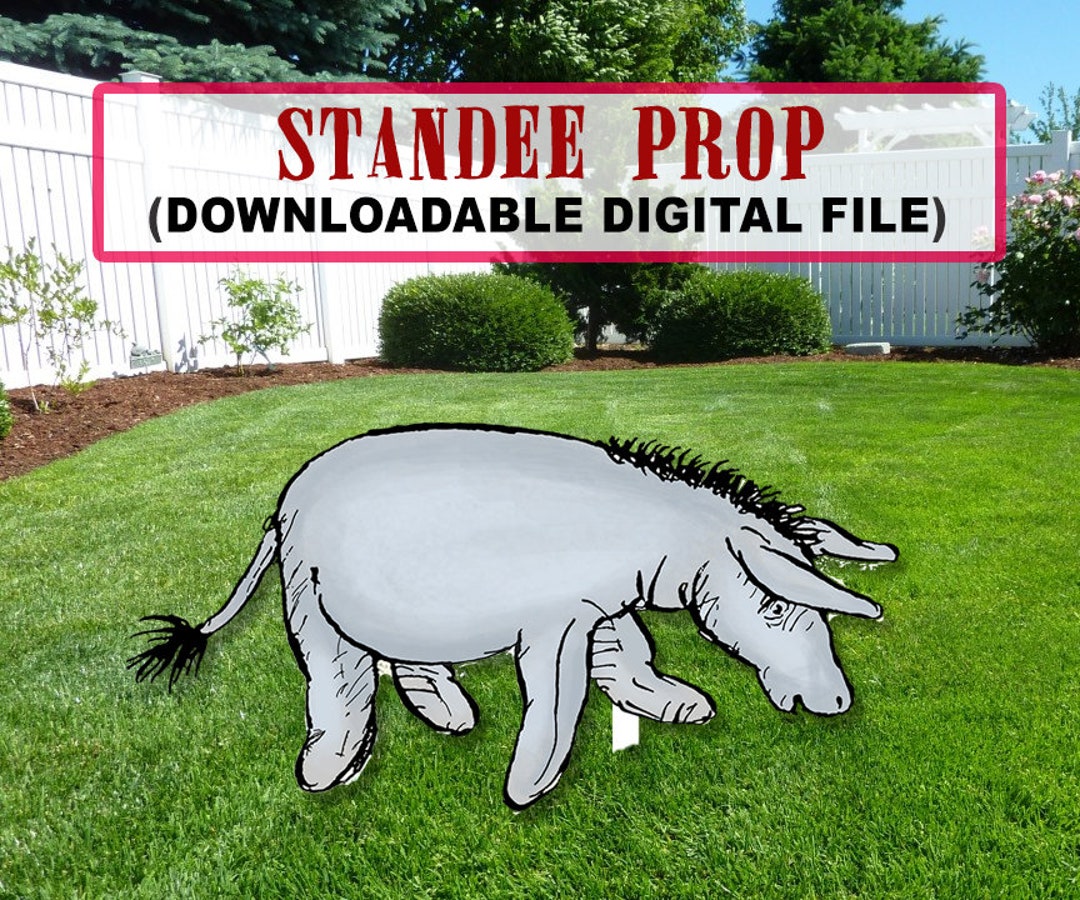 Classic Eeyore Character in Pooh Standee Prop / Stand up Prop / Cutout ...