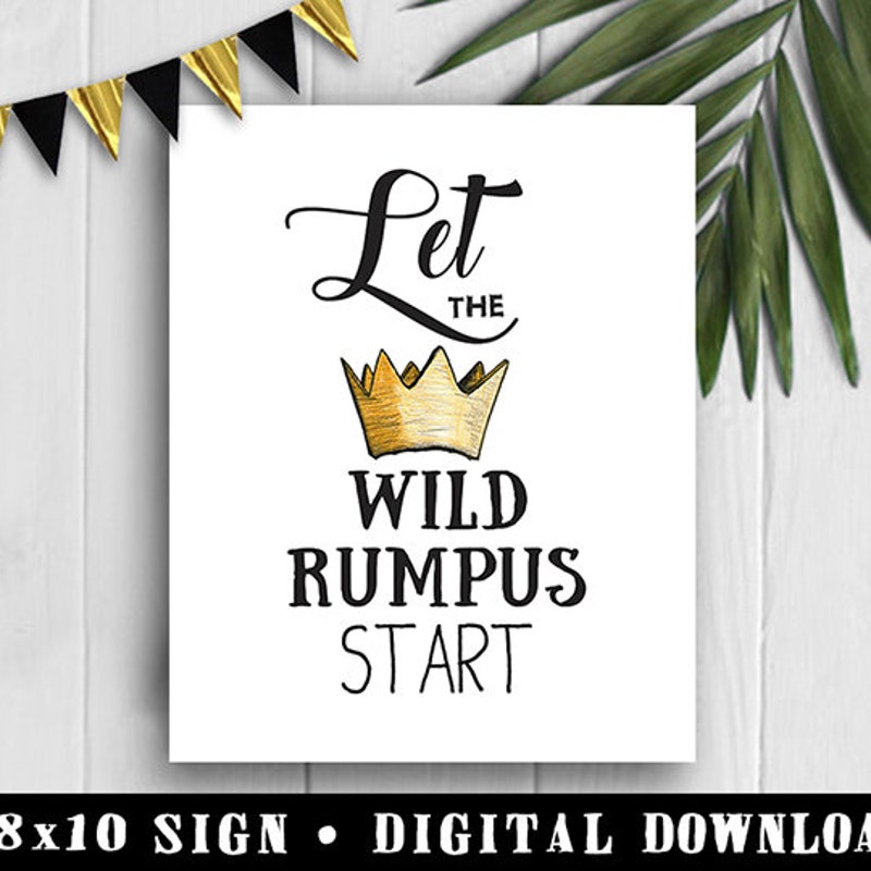 Let the Wild Rumpus - Etsy