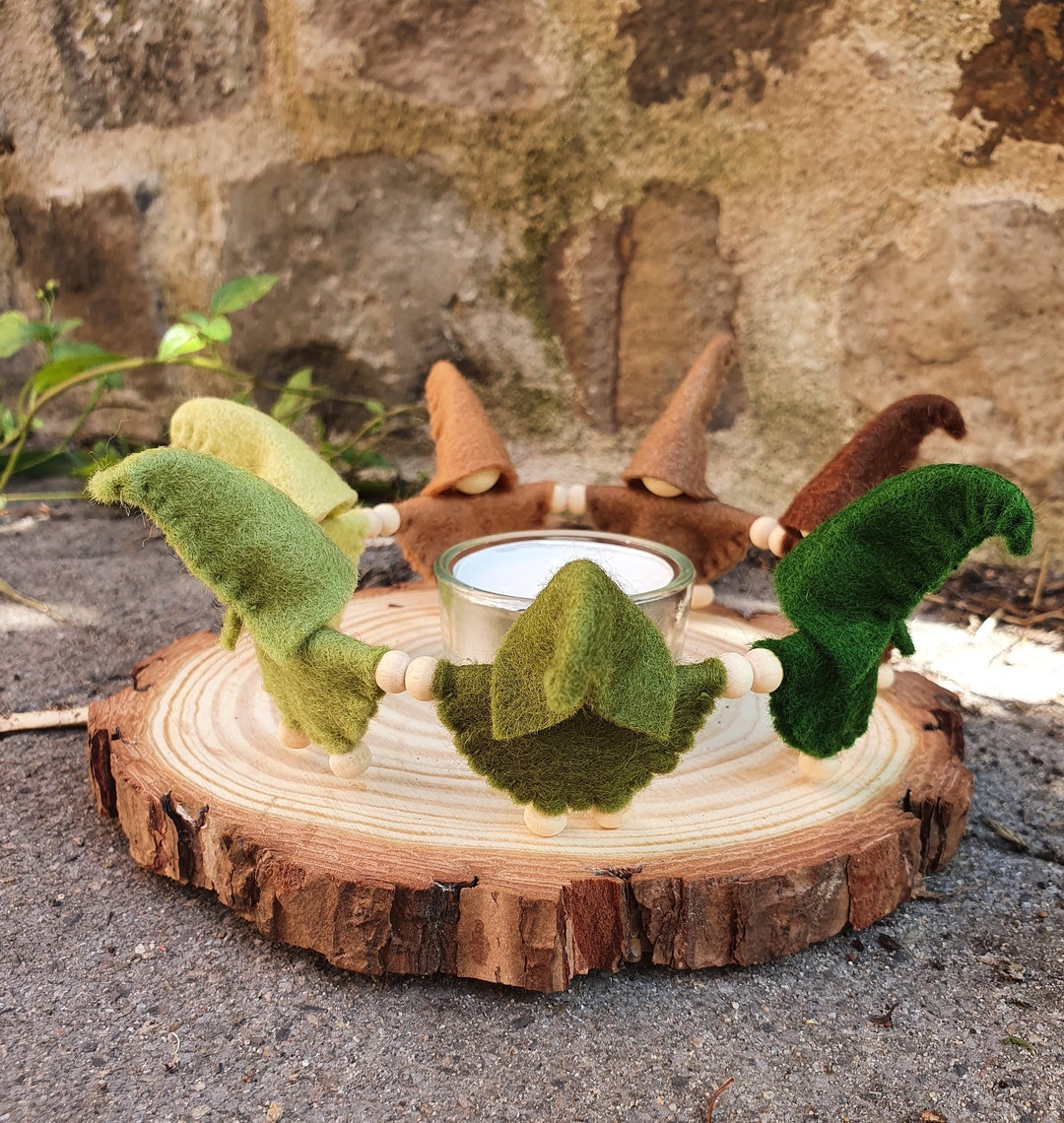 Dwarf Dance in Natural Tones Waldorf Dance for the Table and - Etsy