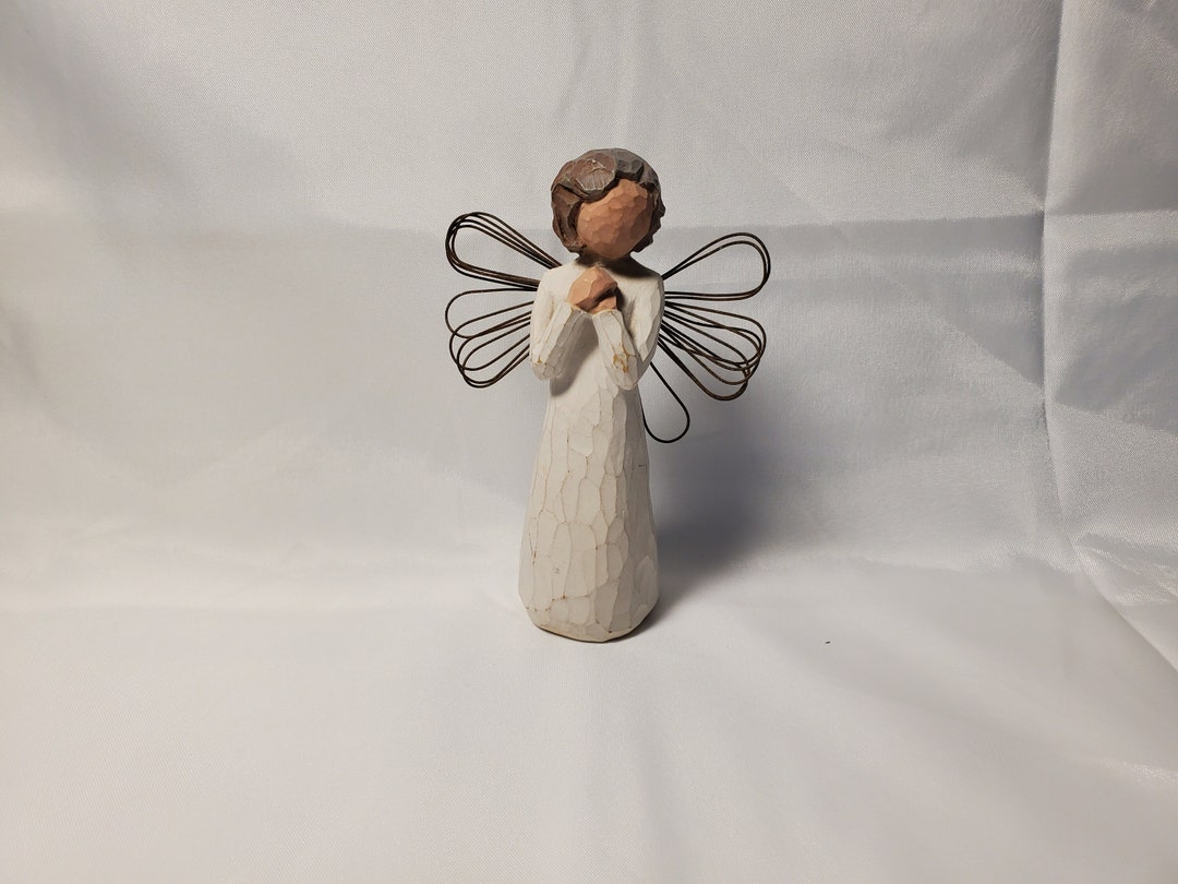 Willow Tree Figurine "angel of Wishes" (retired) - Etsy