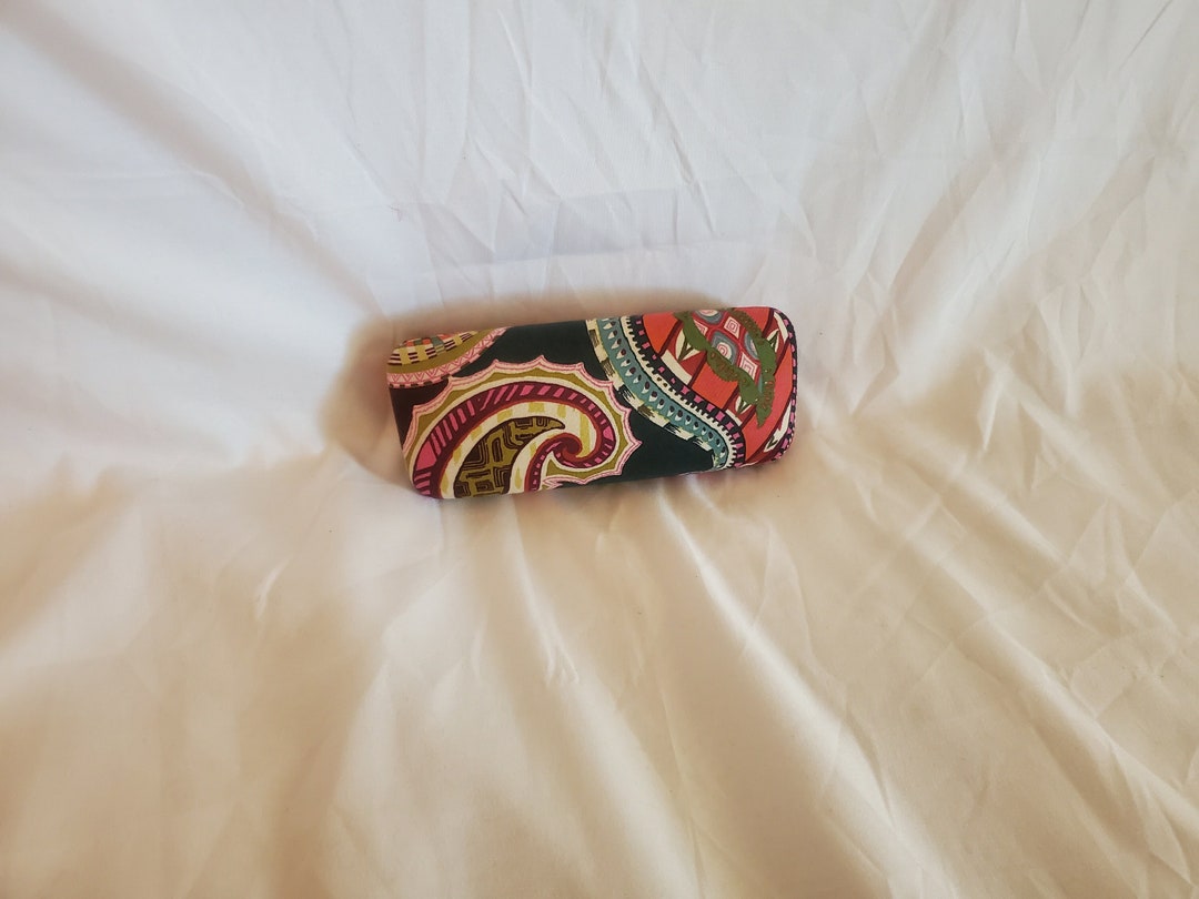 Vera Bradley Hard Spring Loaded Eye Glass Case "heirloom Paisley ...