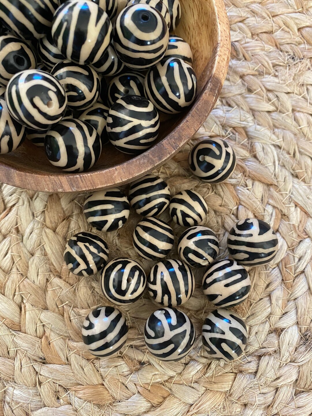 Zebra Bombona Seeds, Batik Bombona Seeds, Tagua Jewelry, Seed Jewelry ...