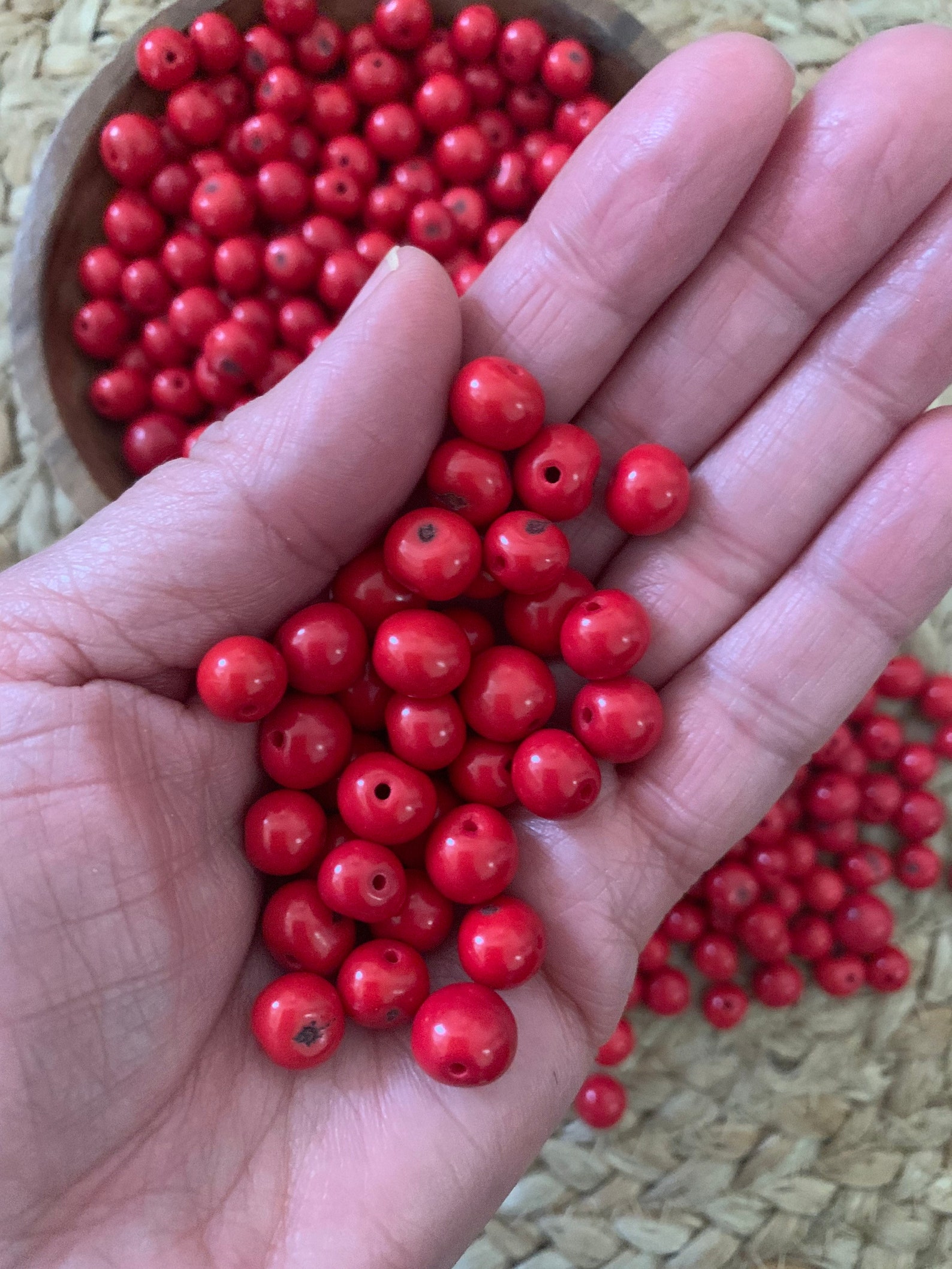 Scarlet Red Acai Seeds Natural Acai Seeds Colombian Seeds - Etsy
