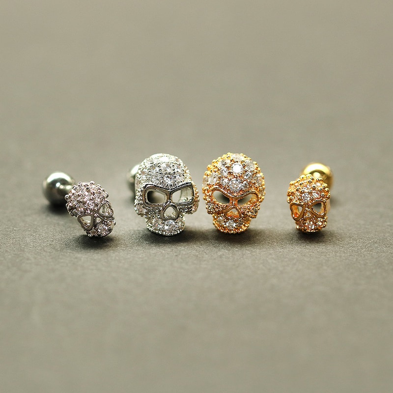 Skull Piercing - Etsy