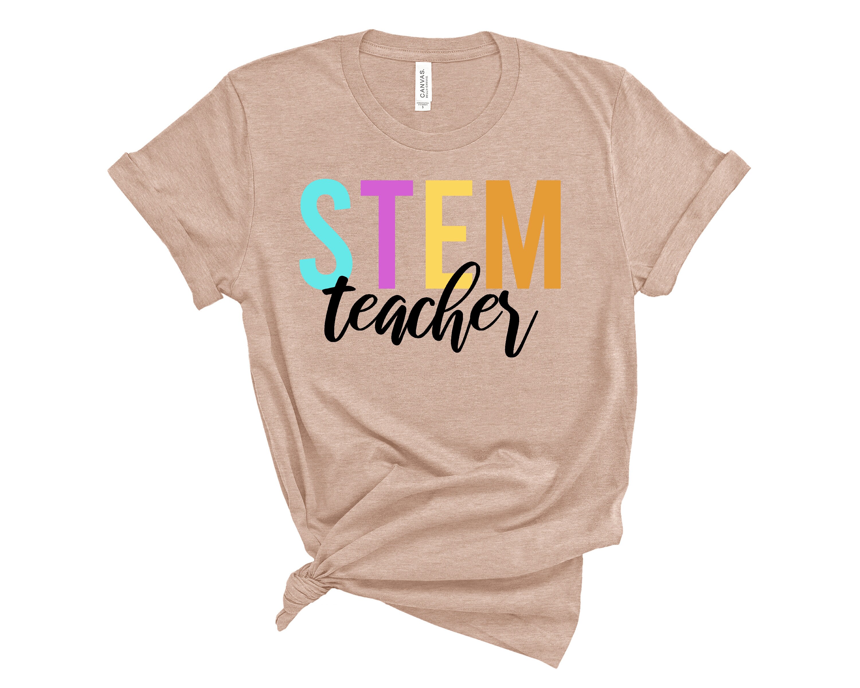 STEM Teacher Short Sleeve Tee, Woman in STEM Tshirt, Lady Engineer Tee ...