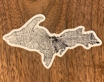 Upper Peninsula Sticker - Etsy