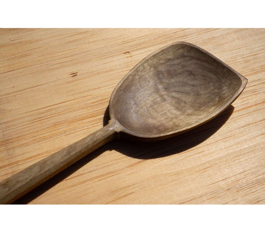 Hand Carved Wooden Cooking Spoon maple - Etsy