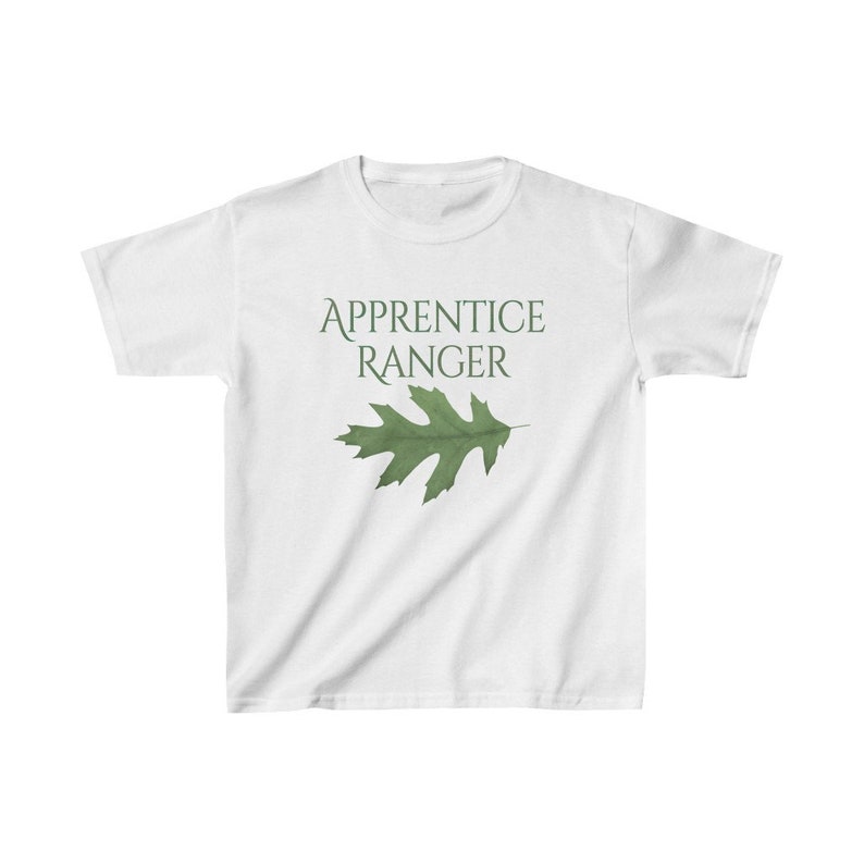 Apprentice Ranger Youth T Shirt, Ranger Oak Leaf Shirt, Bookish ...