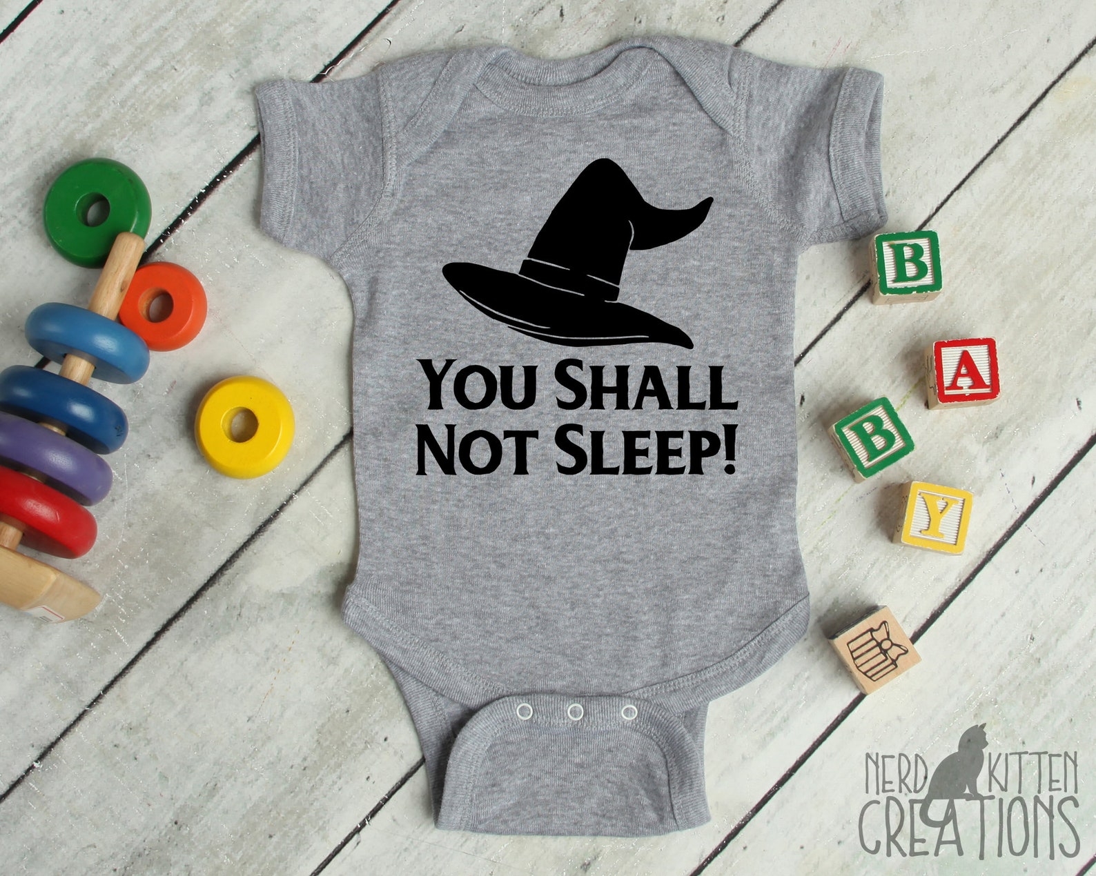 You Shall Not Sleep Nerd Baby Geek Baby New Baby Baby - Etsy