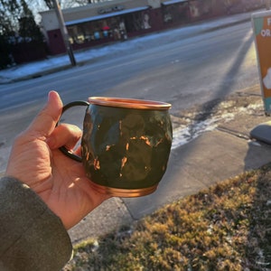 Ugly Copper Mug Pure Elegance: Handcrafted Hammered Finish Copper Mugs ...