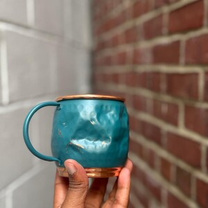 Ugly Copper Mug Pure Elegance: Handcrafted Hammered Finish Copper Mugs ...