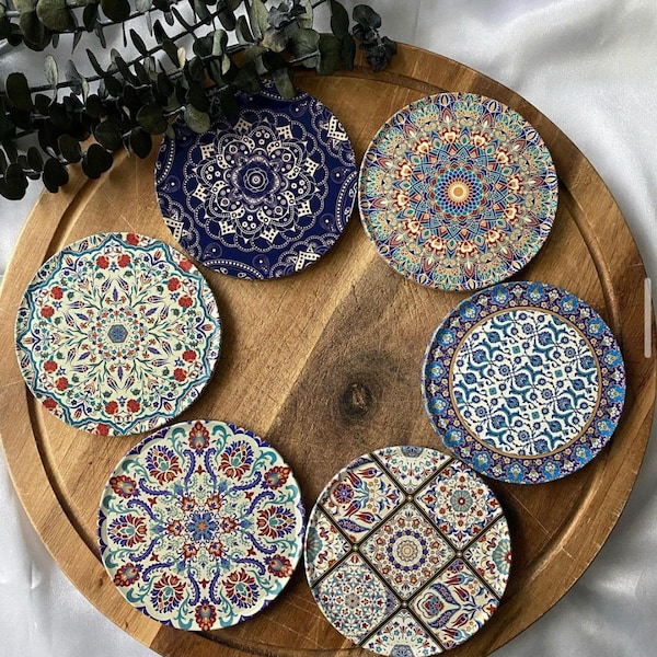 Moroccan Coasters - Etsy