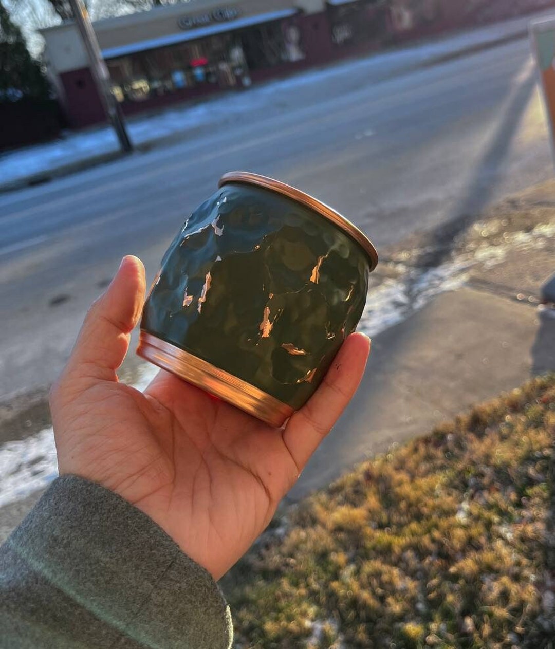 Ugly Copper Mug Pure Elegance: Handcrafted Hammered Finish Copper Mugs ...
