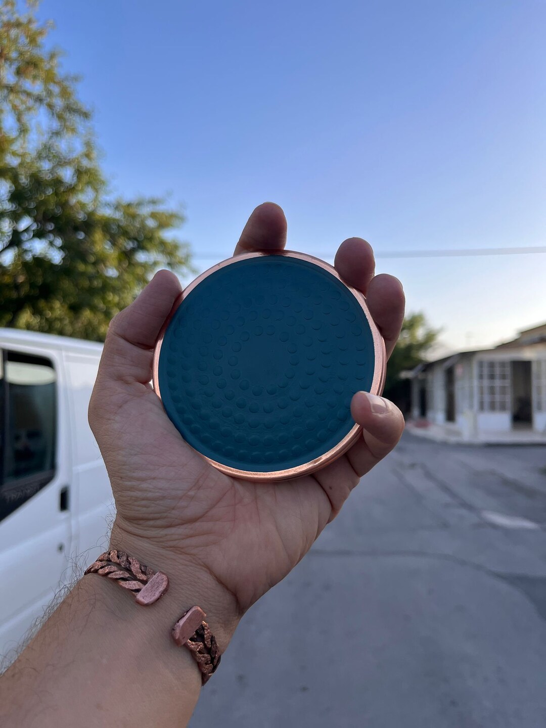 Hammered Copper Coasters 100% Pure Kitchen Coaster Dining - Etsy