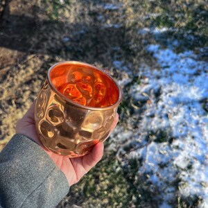 Ugly Copper Mug Pure Elegance: Handcrafted Hammered Finish Copper Mugs ...